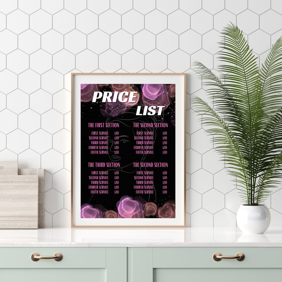 Price List, Editable Price List Template, Price List for Small Business ...