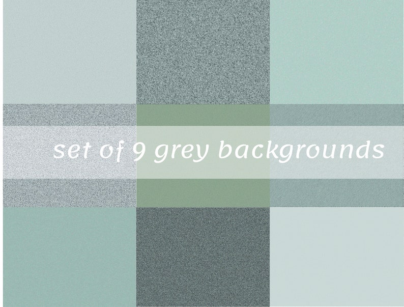 Sets of 9 Grey Digital Backgrounds for Business Cards, Leaflets ...