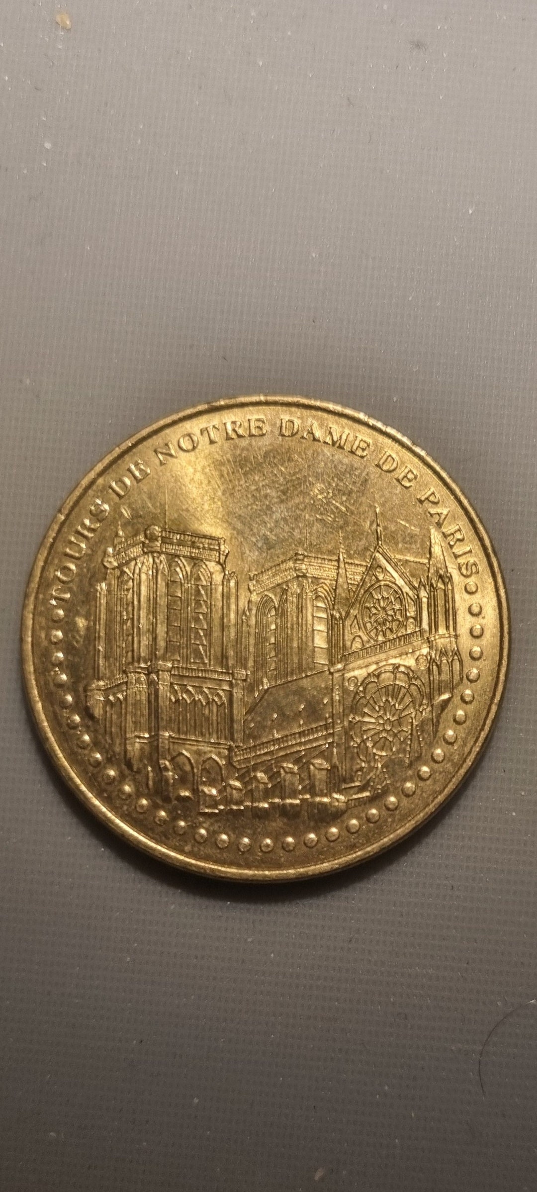 Memory Coin Paris Notre Dame - Etsy