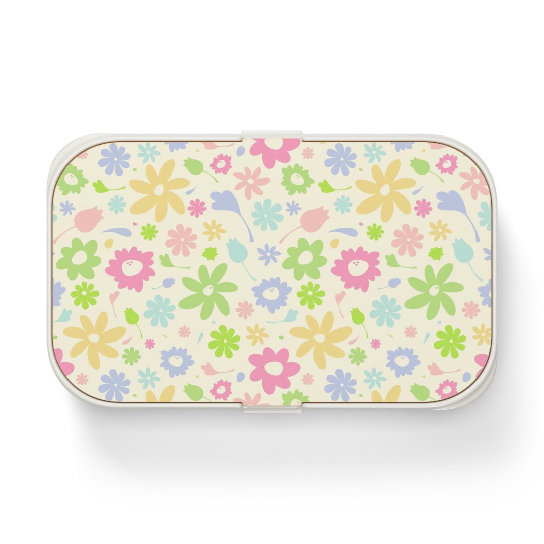 Floral Pink Multi-use Bento Lunch Box - Etsy