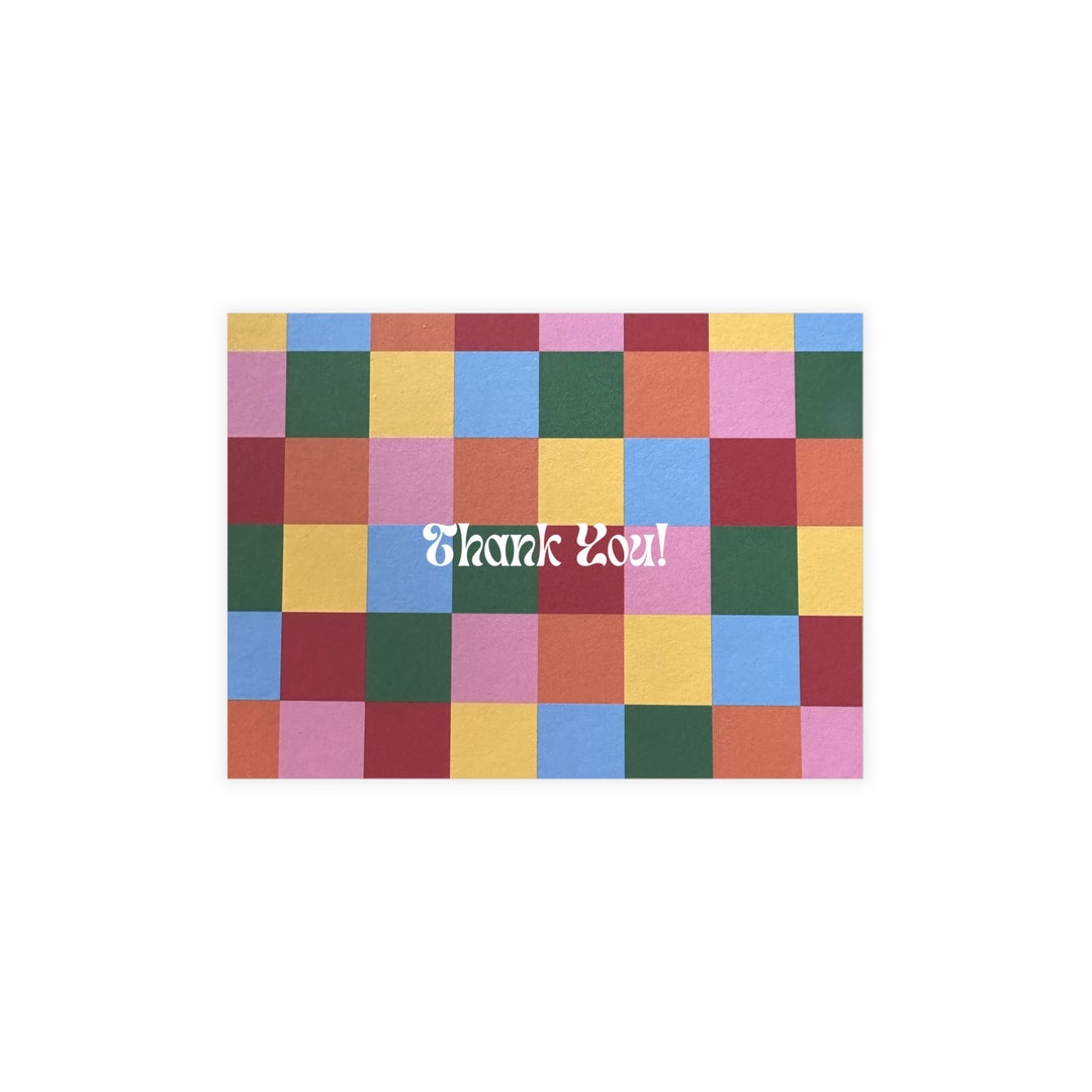 Thank You Card Postcard Bundles envelopes Included Cute Design - Etsy