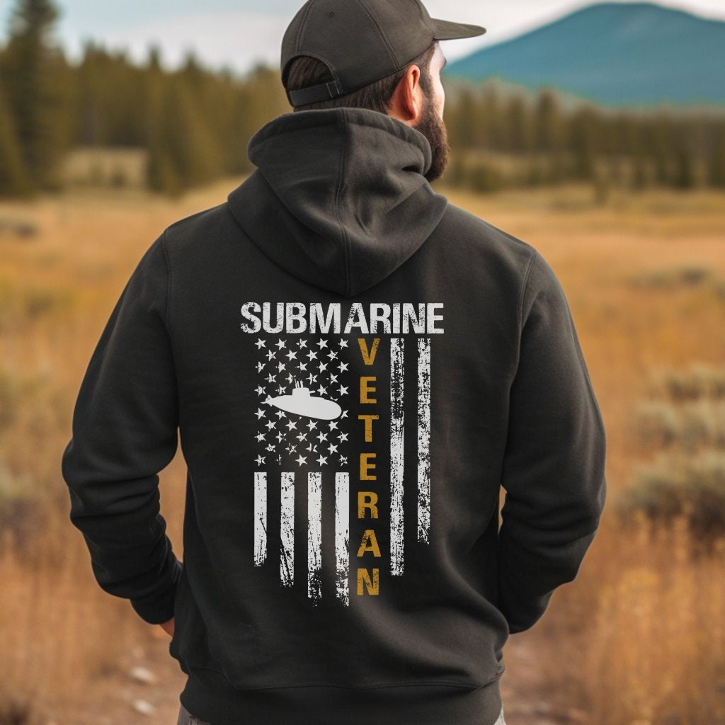 Submarine Veteran Flag Tshirt, Submariner T-shirt, Submarine Shirt ...