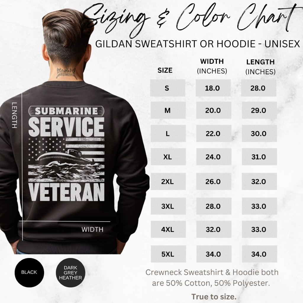 Submarine Service Veteran T-shirt, Patriotic Military Tee, Submariner ...