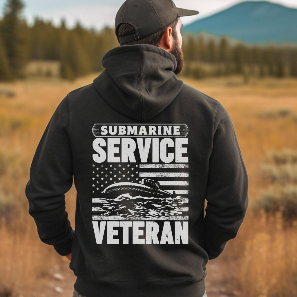 Submarine Service Veteran T-shirt, Patriotic Military Tee, Submariner ...