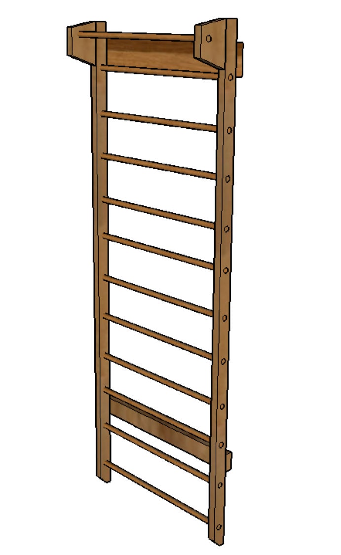 DIY Exercise Stall Bar Plans - Etsy