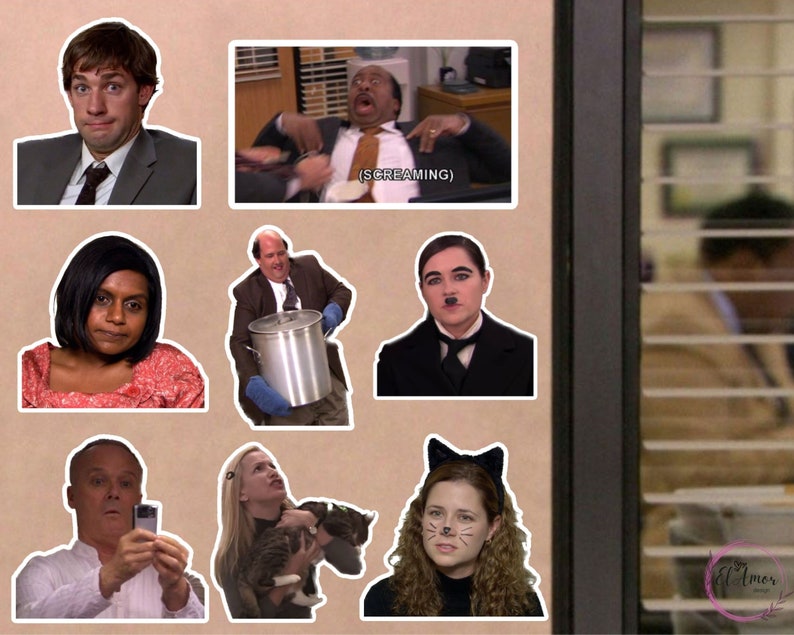 The Office US TV Show Sticker Pack | Printable Sticker | Digital ...