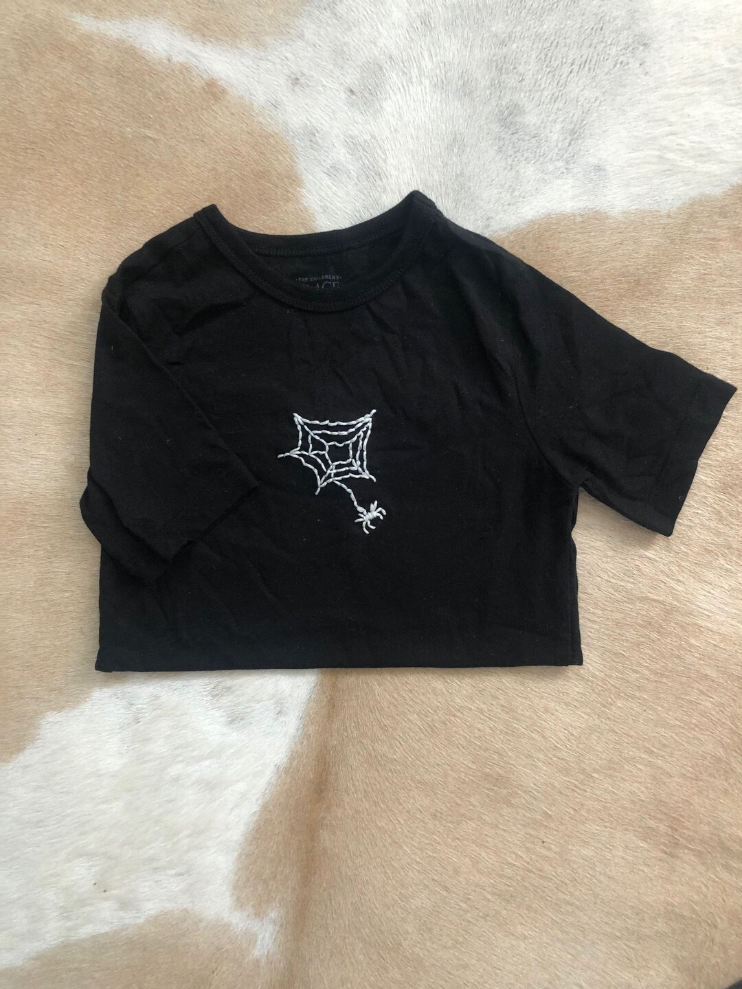 Glow in the Dark Hand Embroidered Spider Web With Spider - Etsy