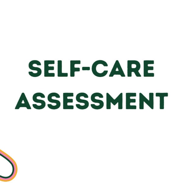 Self Care Assessment Worksheets - Etsy