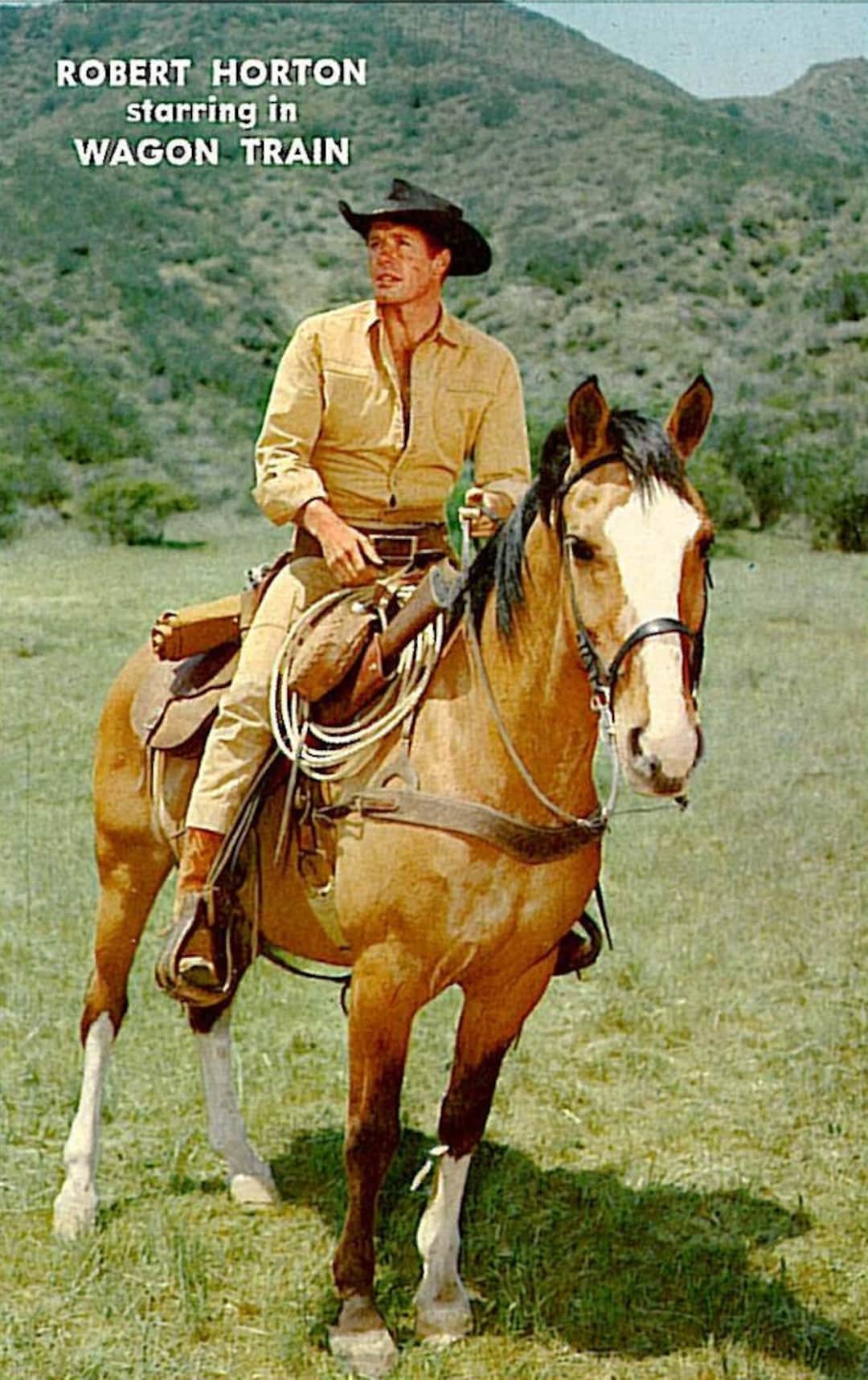 Wagon Train Robert Horton - Etsy