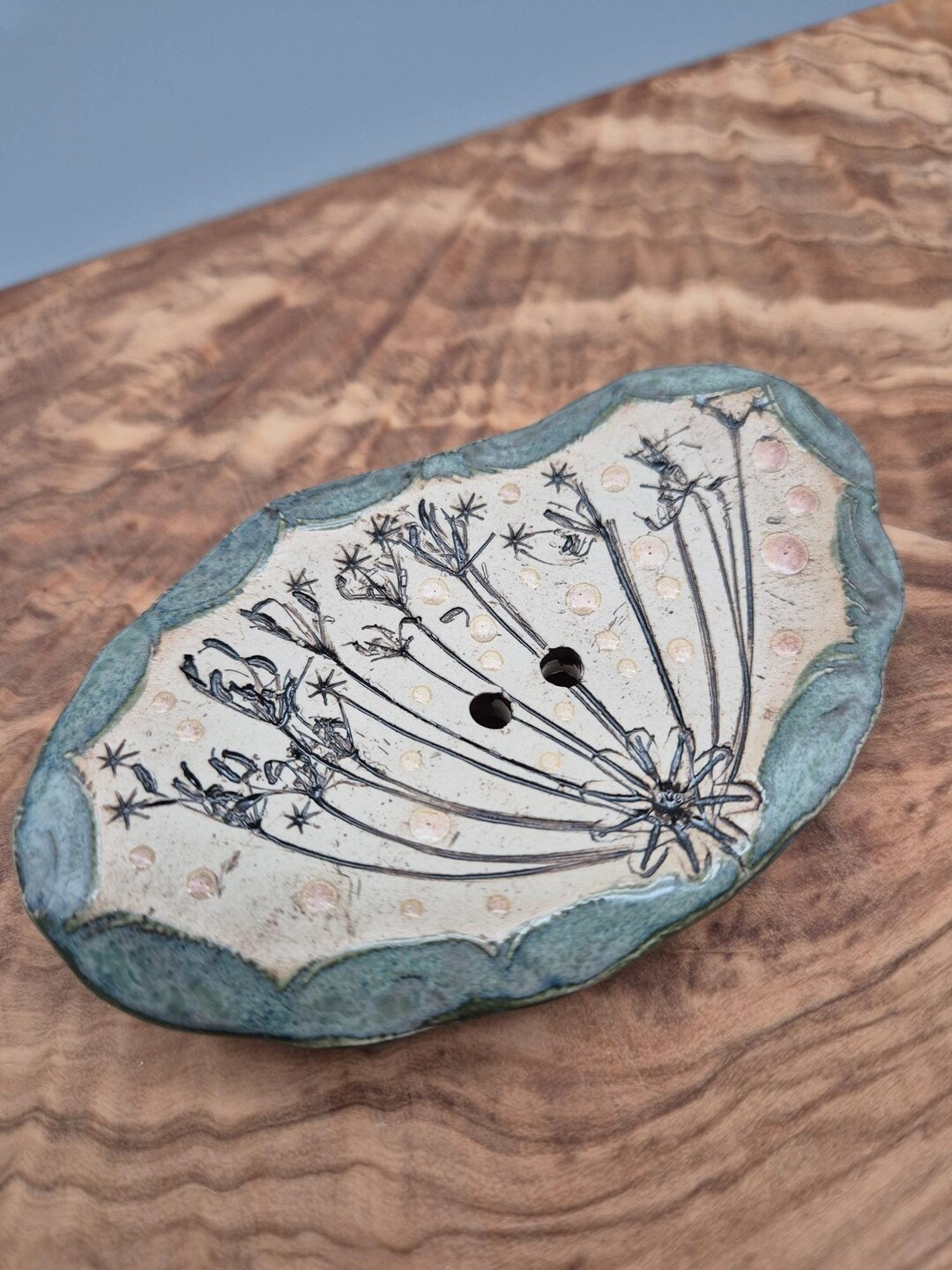 Soap Dish: Fennel & Poppy Capsule (ceramic) - Etsy