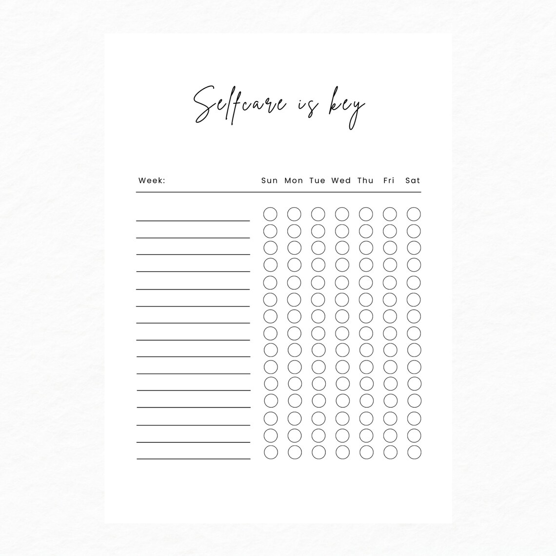 Printable Daily Habit Tracker With Motivational Quotes Selfcare Goals ...