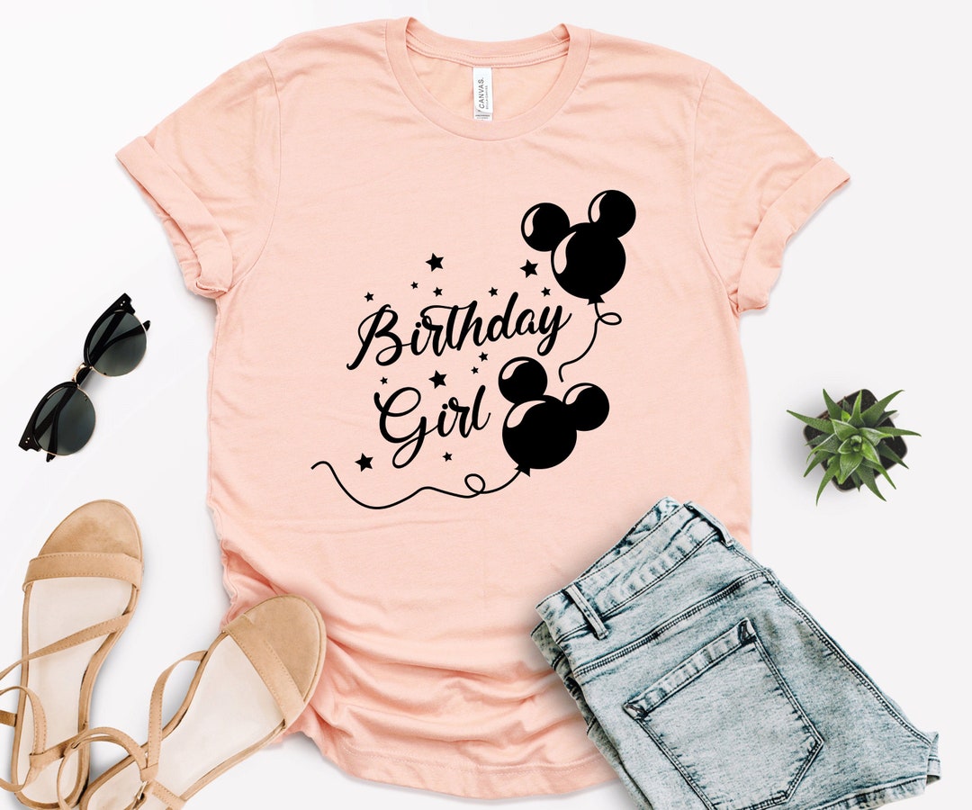 Disney Birthday Girl Shirt Birthday Disney Shirt Disney - Etsy