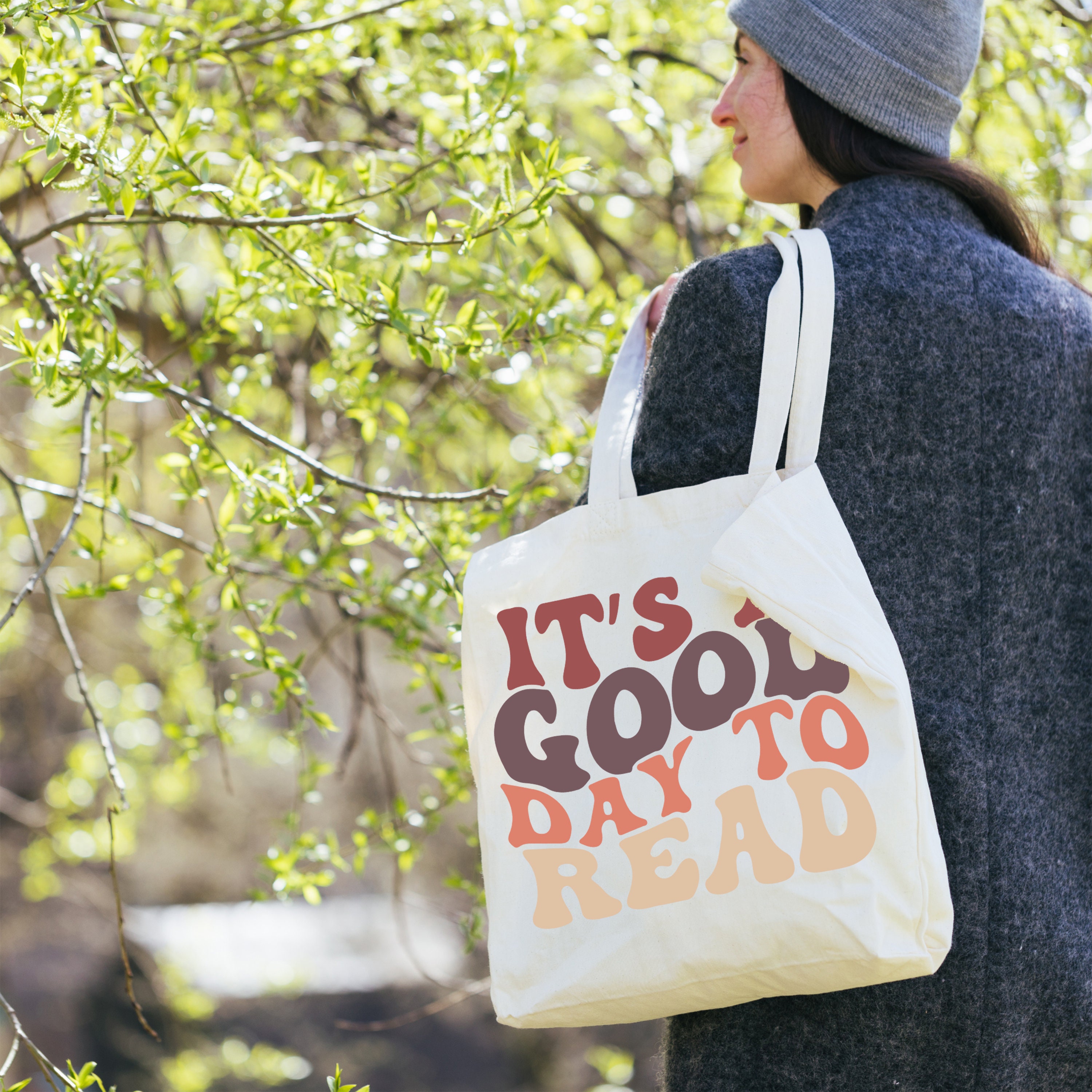 It's Good Day to Read Tote Bag, Book Lovers Gift, Book Bag, Reading ...
