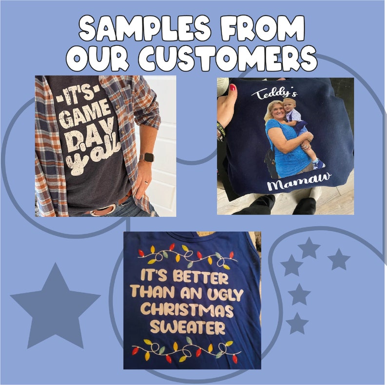 Custom DTF Gang Sheet, Ready to Press Image Transfers - Etsy