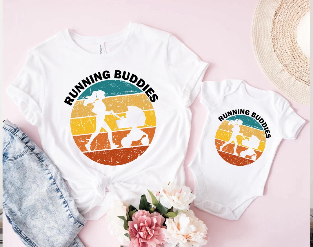 Running Buddies Matching Shirt Set, Mommy and Me Matching Shirt, Runner ...