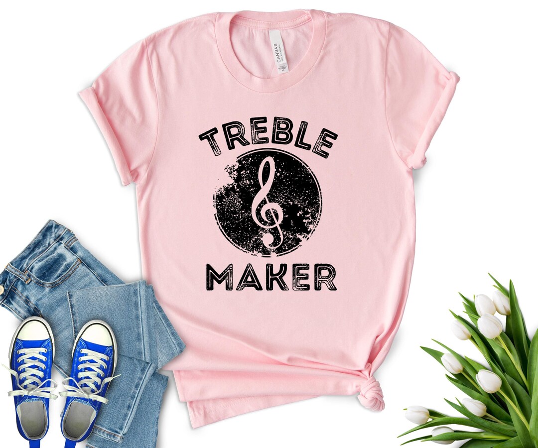 Treble Maker Shirt, Funny Musician T-shirt, Music Lovers Gift, Piano ...