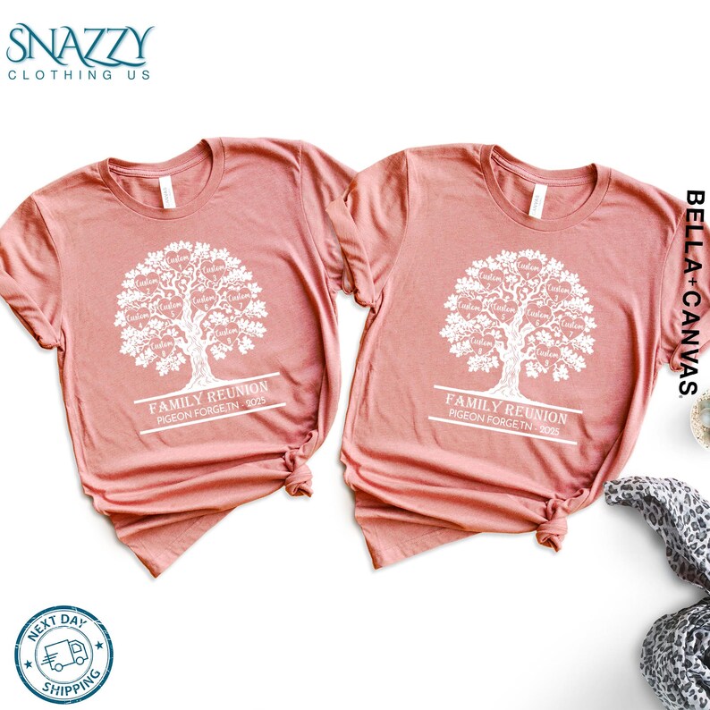 Custom Family Reunion Shirts – Personalized Heart Tree Design - Etsy UK