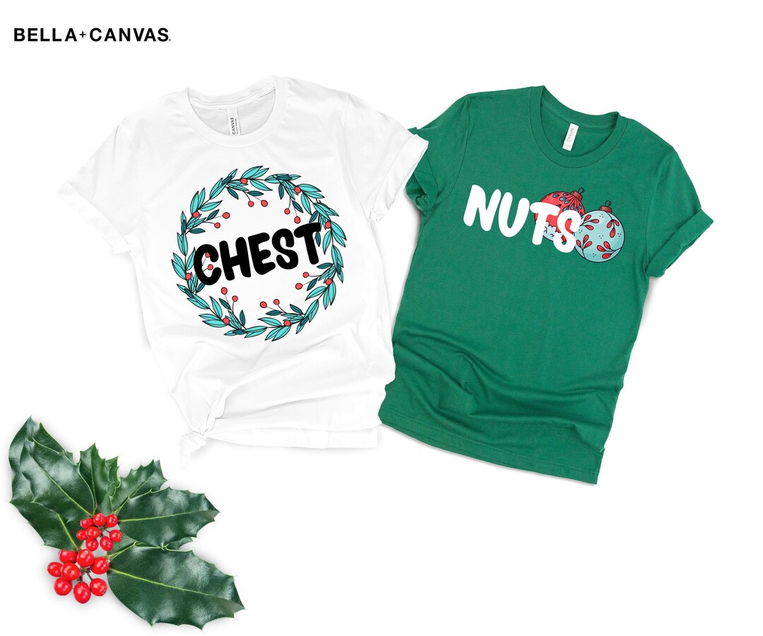Chest Nuts Matching Christmas Shirts, Funny Holiday Tee - Etsy