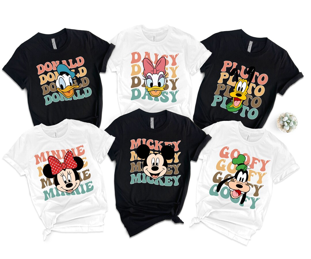 Mickey and Friends Disney Tee, Mickey, Minnie, Donald, Daisy, Goofy ...
