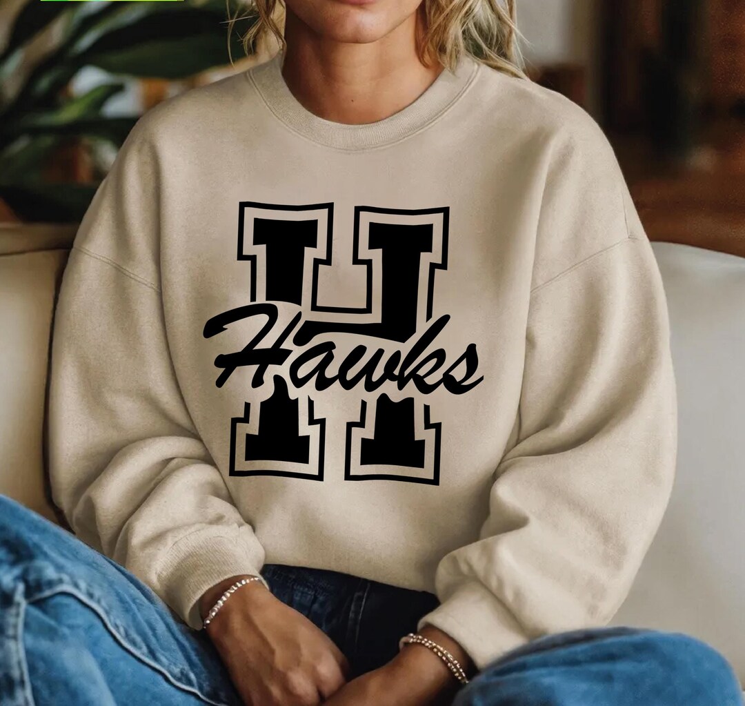 Custom School Mascot Sweatshirt, Sports Team Hoodie, School Spirit ...