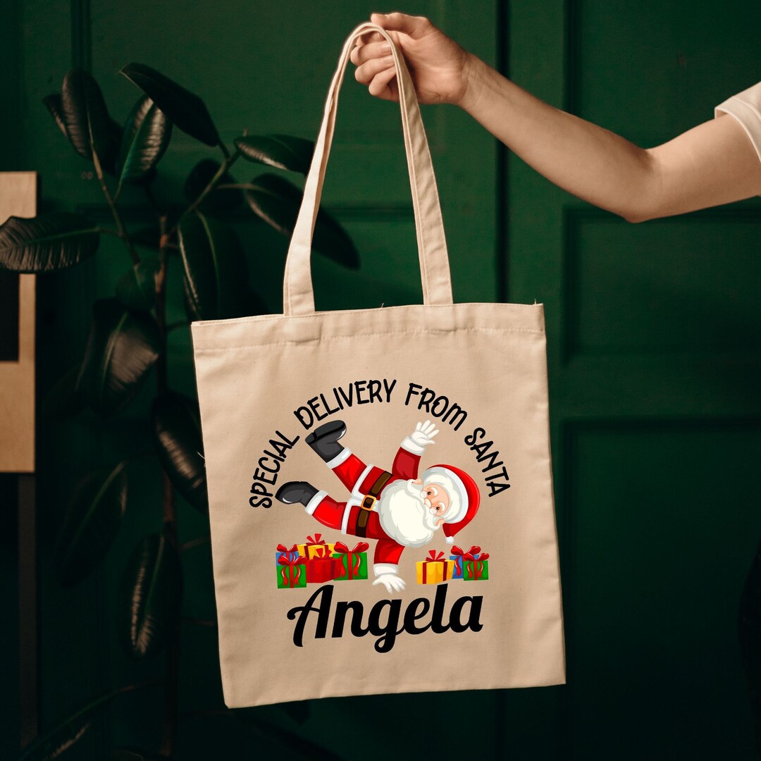Personalized Christmas Tote Bags, Customized Christmas Totes Gifts ...