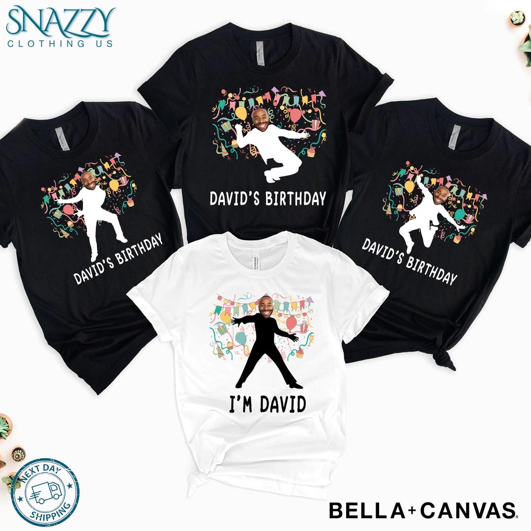 Custom Face Stick Figure Birthday Shirt – Personalized Group Tee - Etsy