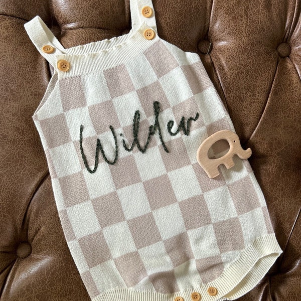 Baby Knit Romper - Etsy