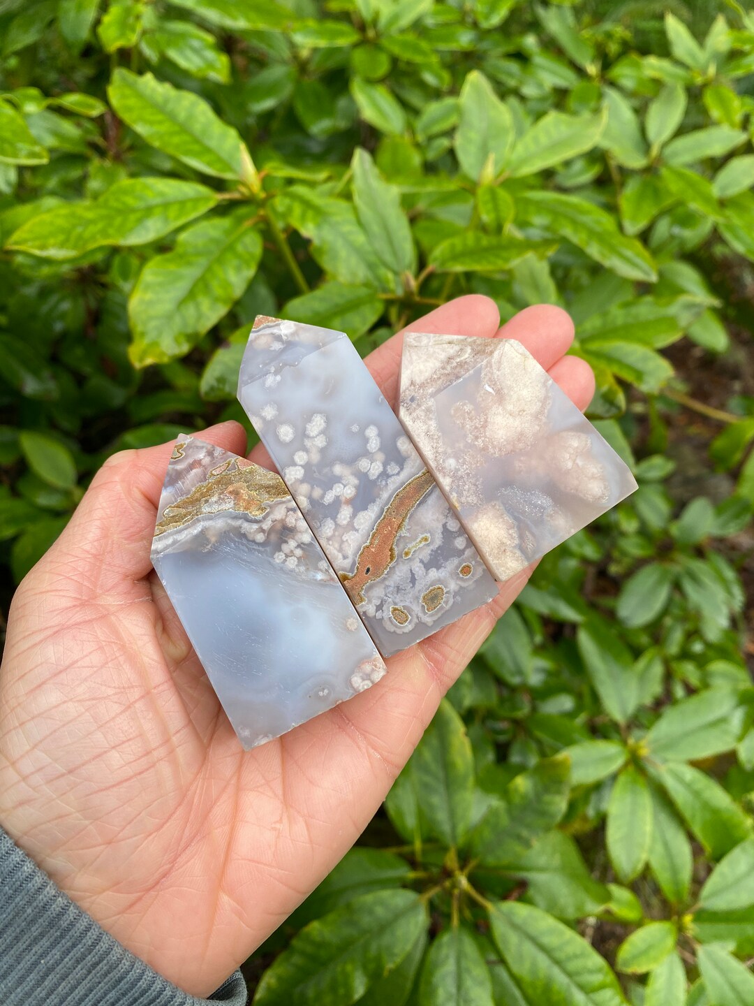 Gorgeous High Quality Blue Flower Agate Crystal Tower / Choose Your Own ...