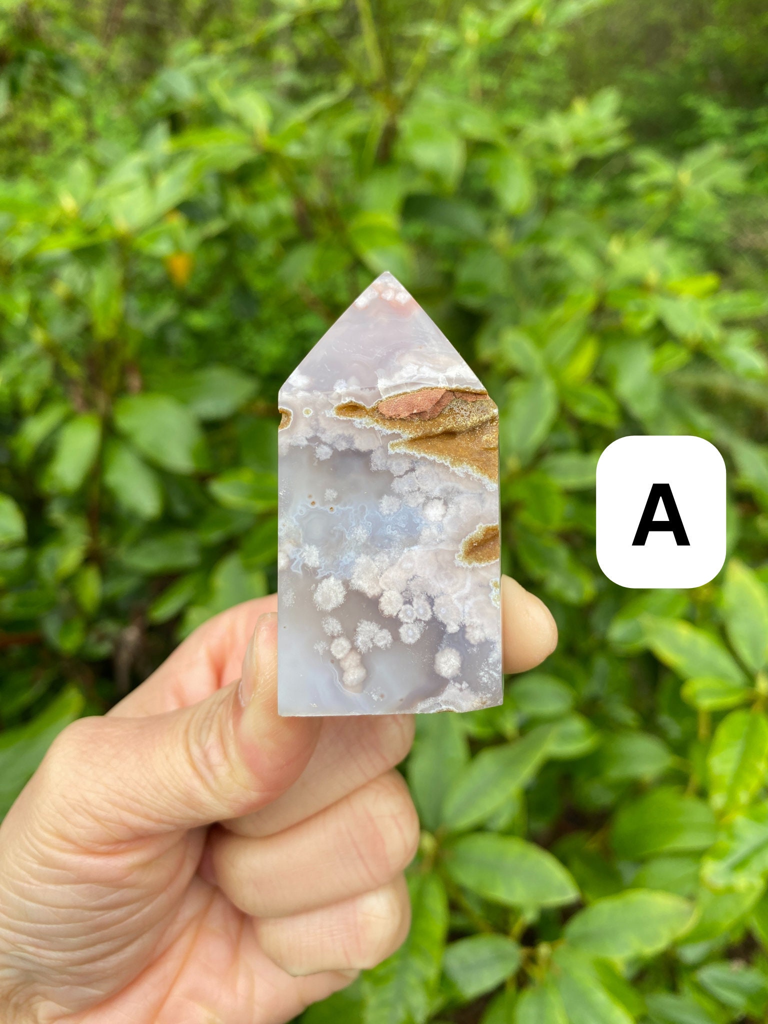 Gorgeous High Quality Blue Flower Agate Crystal Tower / Choose Your Own ...