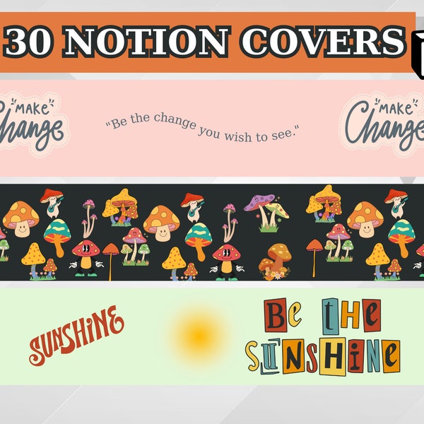 Notion Banner - Etsy