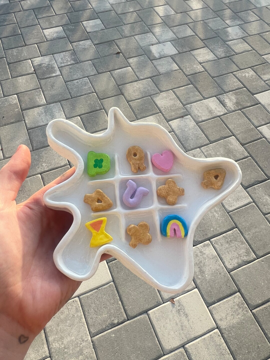 Cereal Tic Tac Toe Game / Lucky Charms Cereal Tic Tac Toe Board / Cute ...