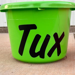 Personalized Horse Bucket Decal - Etsy