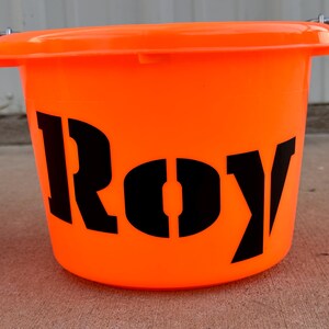 Personalized Horse Bucket Decal - Etsy