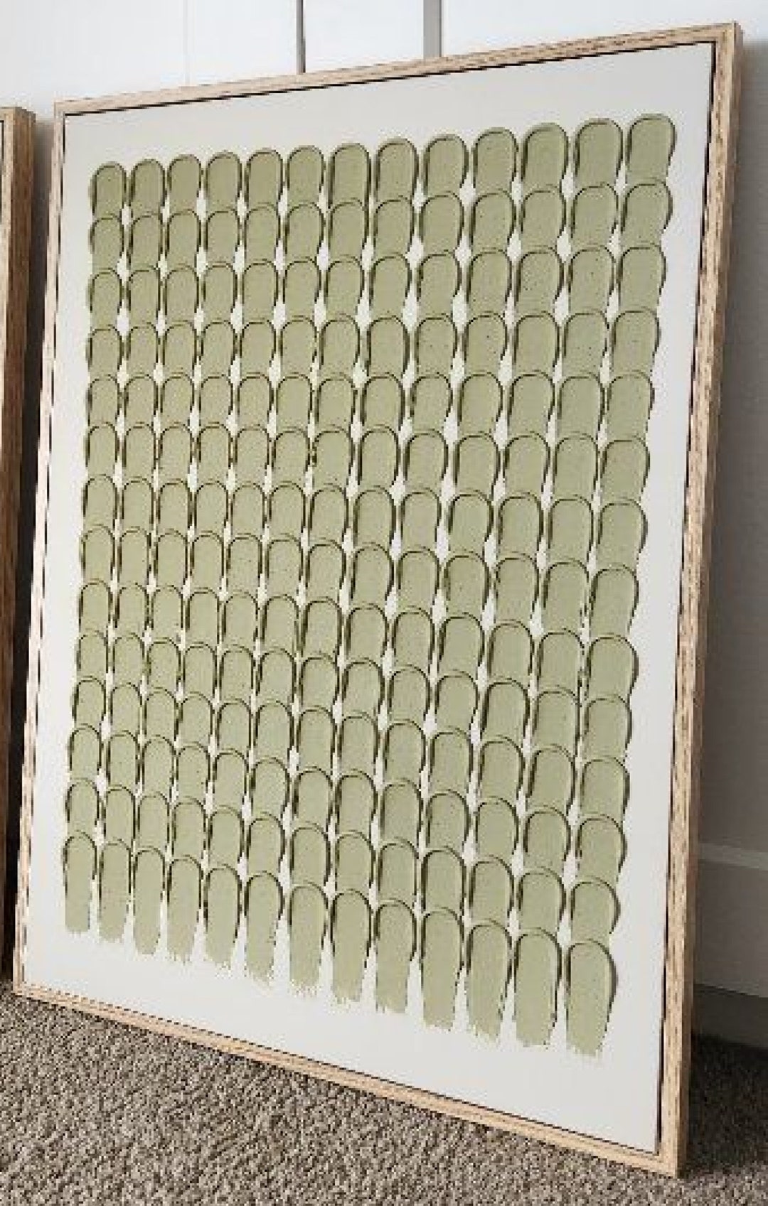 Abstract White Painting texture Paste Contemporary Painting, Painting ...