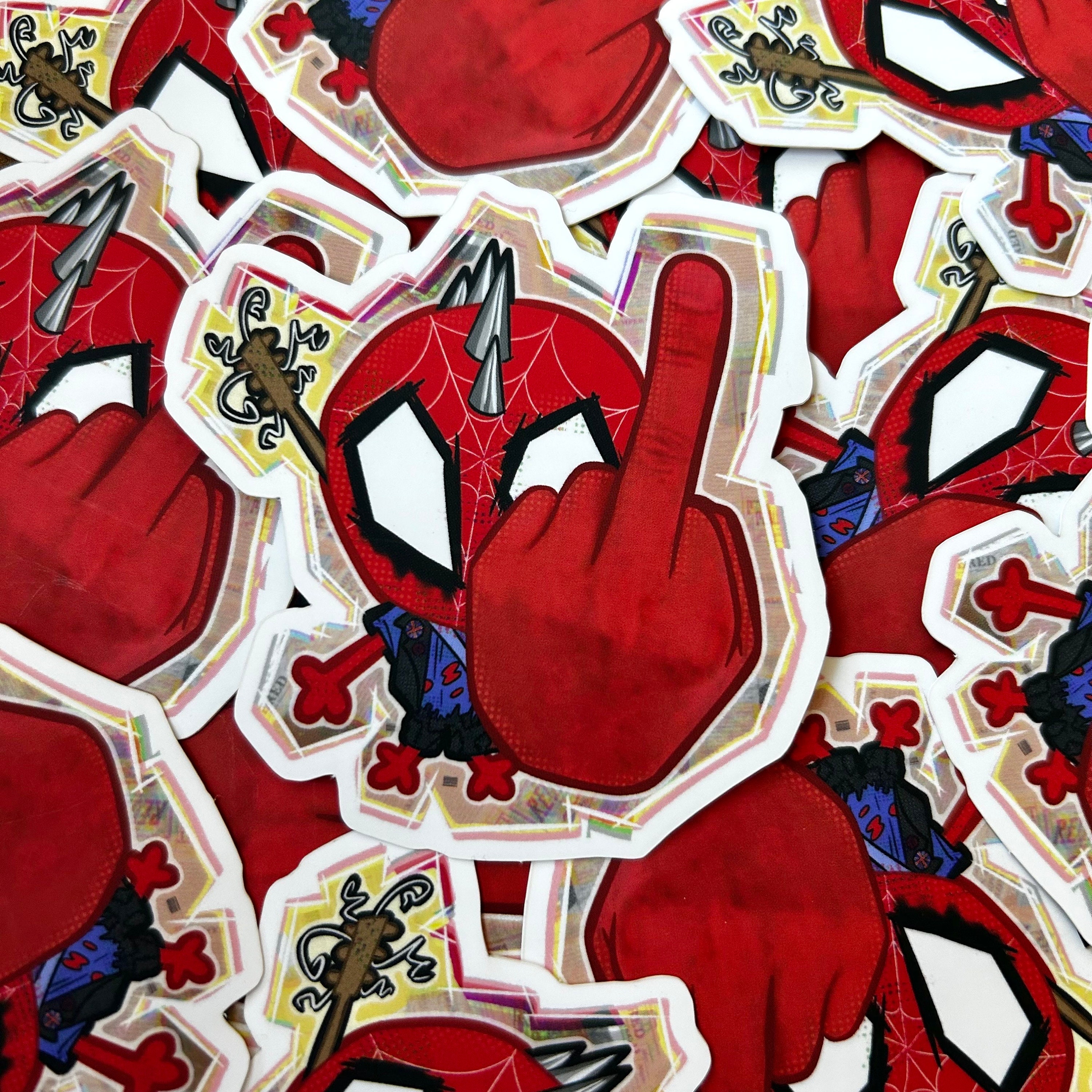 Spiderpunk Chibi Sticker Vinyl Sticker - Etsy