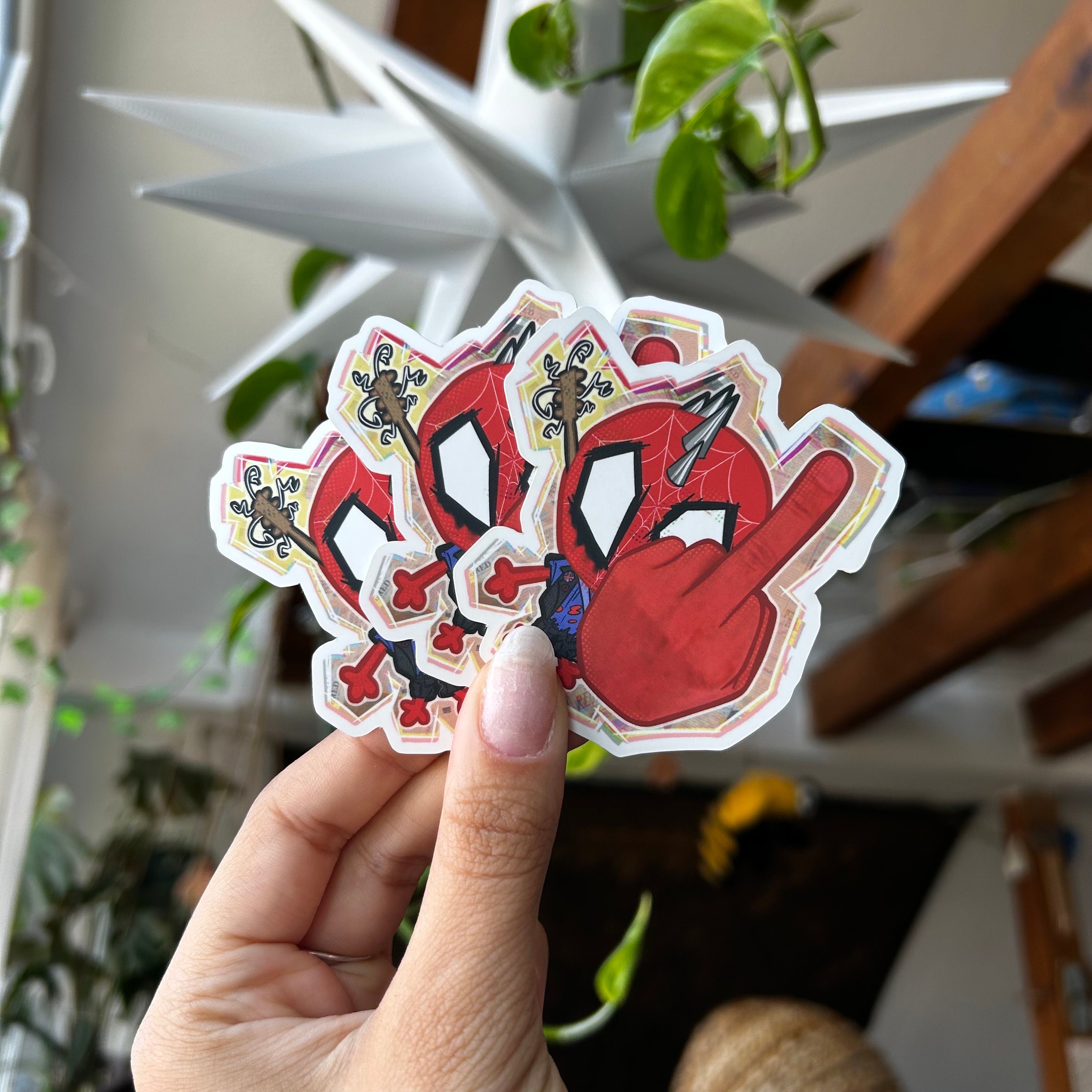 Spiderpunk Chibi Sticker Vinyl Sticker - Etsy