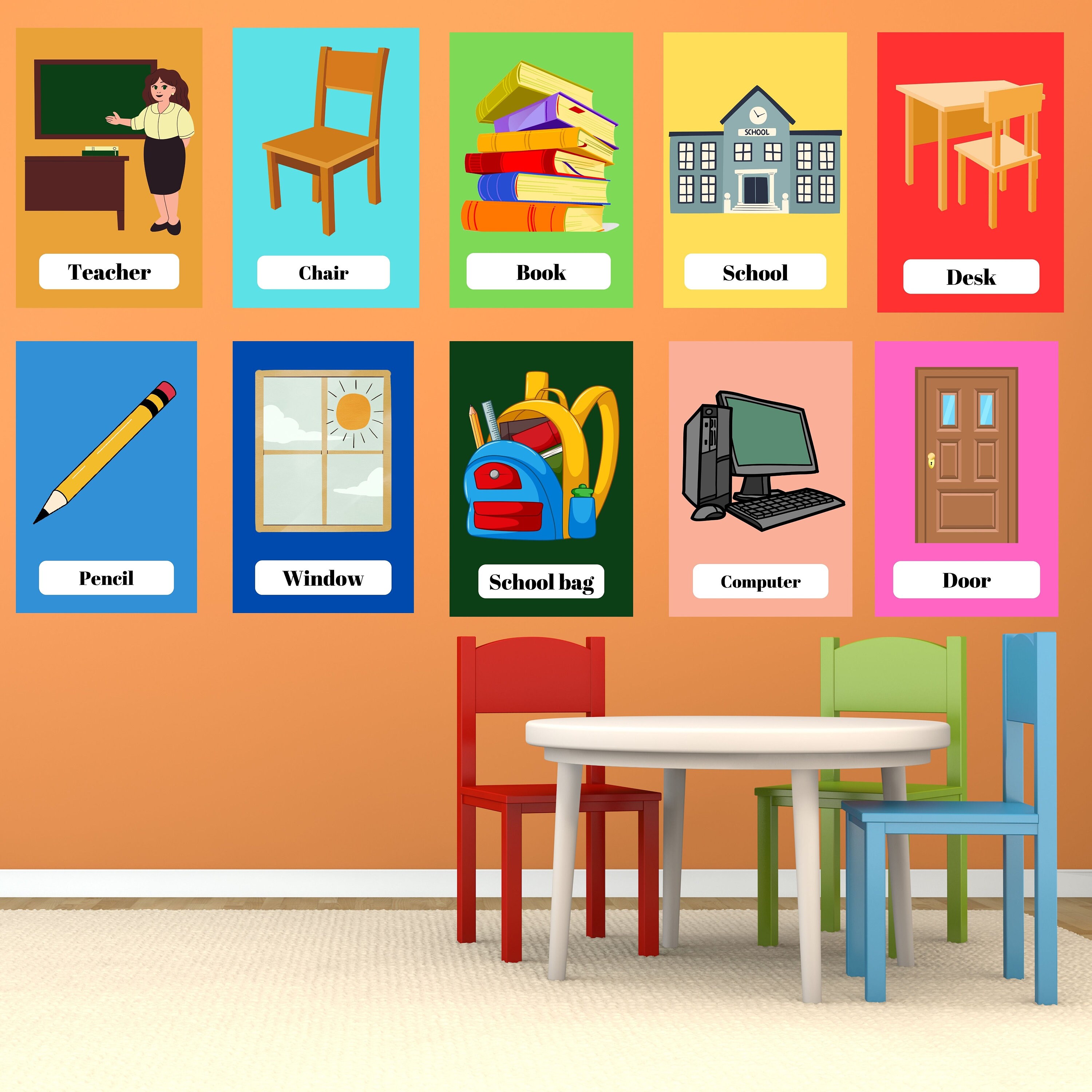 Printable Educational Posters for Toddlers, Classroom Decor, Teaching ...