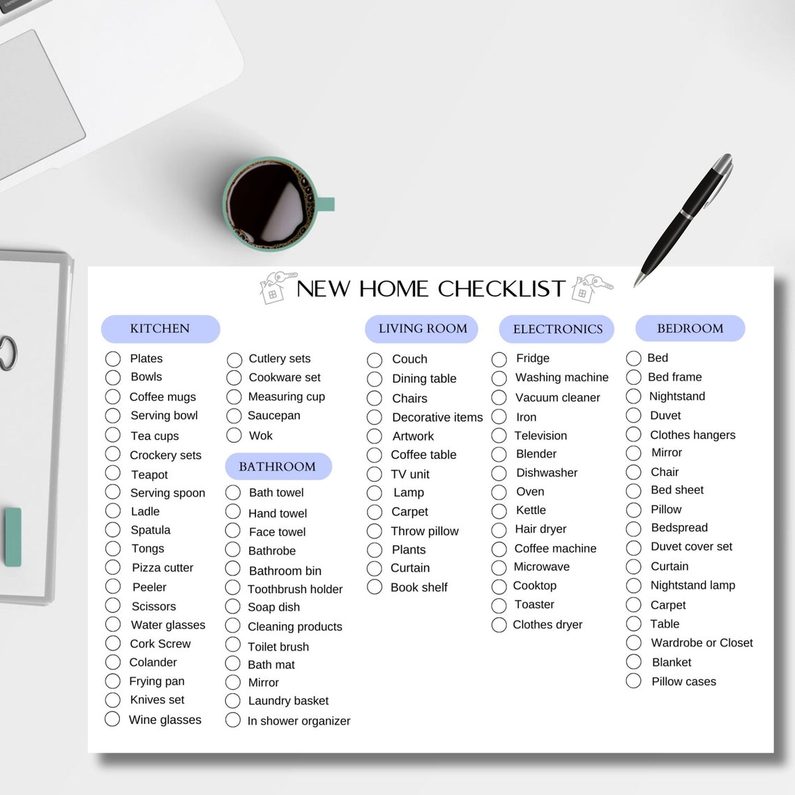 Apartment Shopping, Moving Checklist, Housewarming Gift, New Home ...