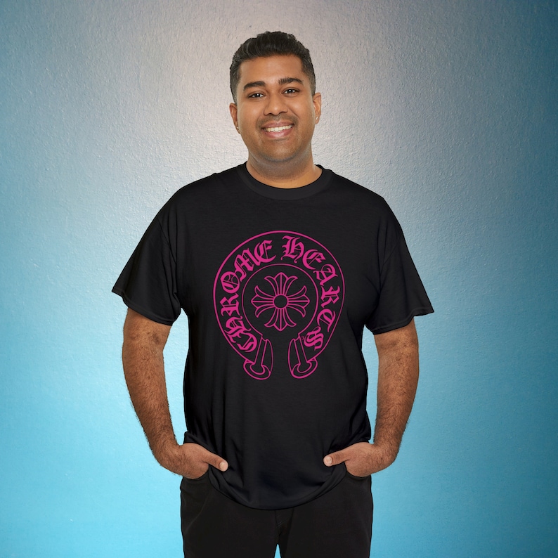 Pink Chrome Hearts Men's T-shirt - Etsy