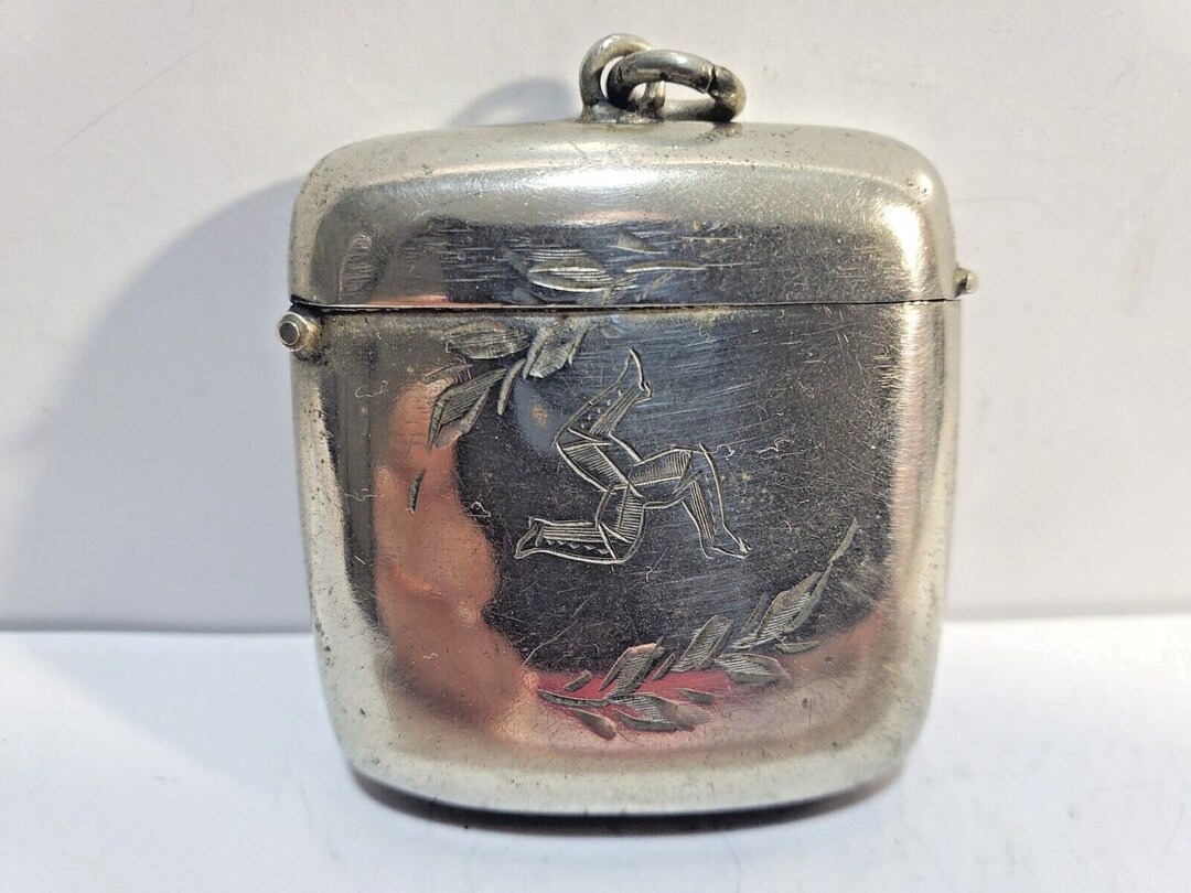 Vintage Silver Match Safe / CASE / Vesta / Holder 6787/31 - Etsy