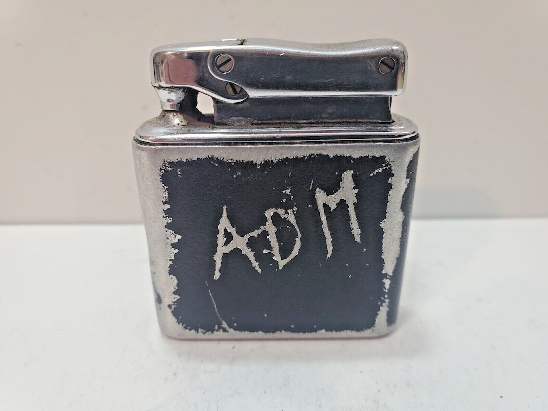 Vintage Working Colibri Mono Gas Black Tone Lighter / 6210/36 - Etsy