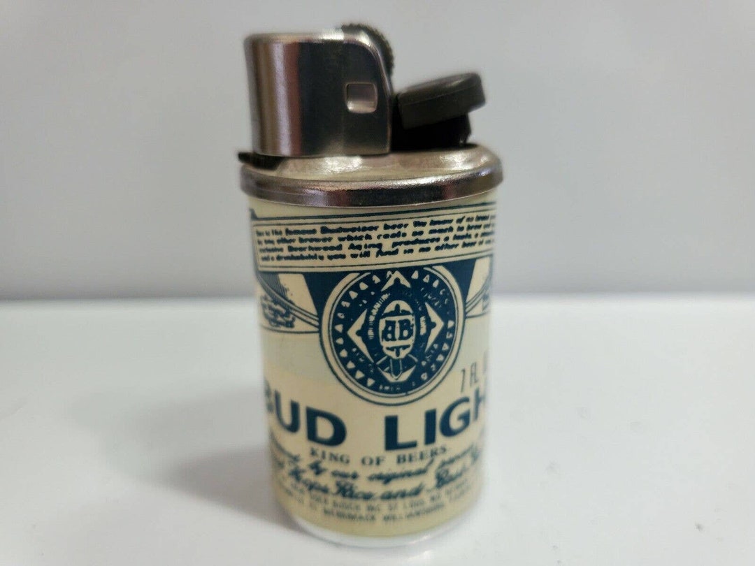 ANTIQUE Budweiser Lager Beer Lighter Bottle Can / Working - Etsy