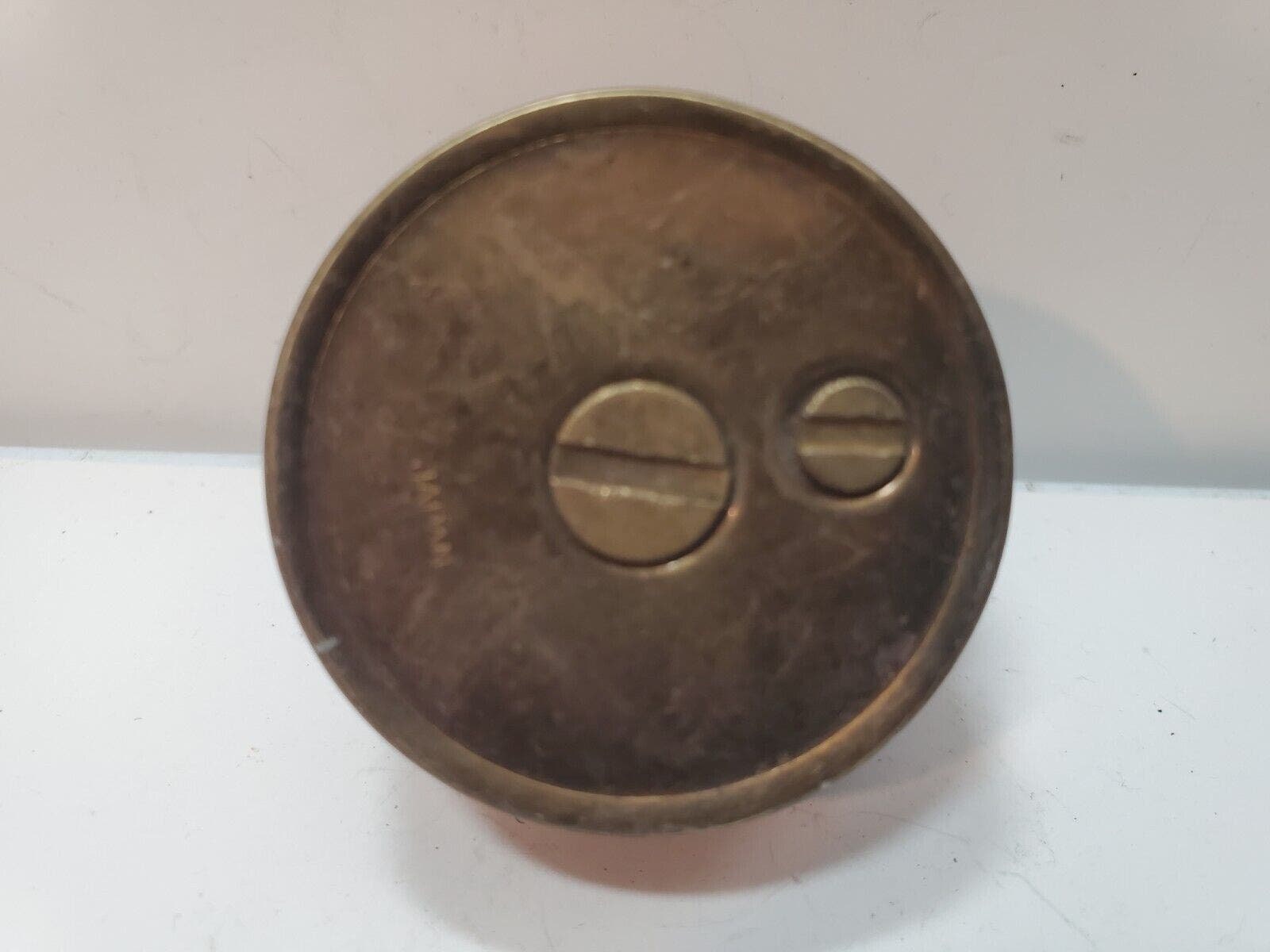 Vintage Working Brass Table Lighter INSERT Fits 1 1/2 Round Base 6129/ ...