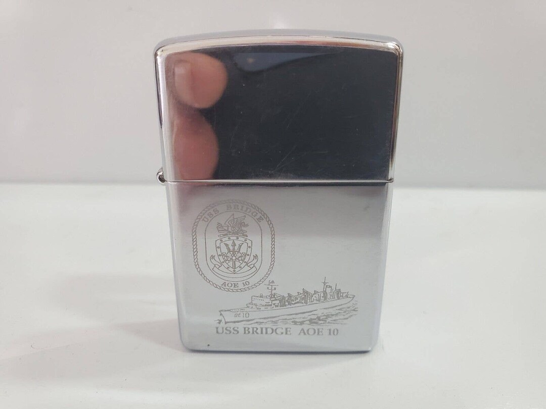 Vintage Zippo USS Bridge AOE-10 / US Navy Ship. 3608/33 - Etsy