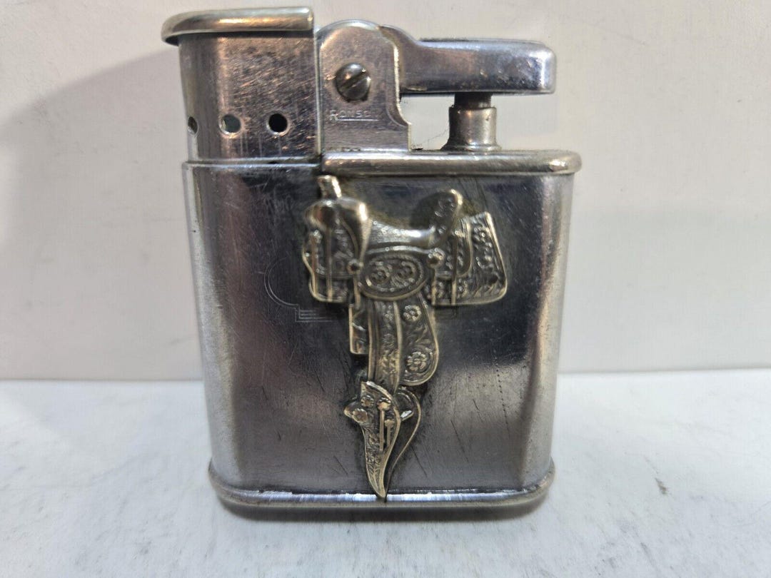 Vintage Working RONSON WHIRLWIND Silver Horse Saddle 3D Logo LIGHTER 7513/26 - Etsy