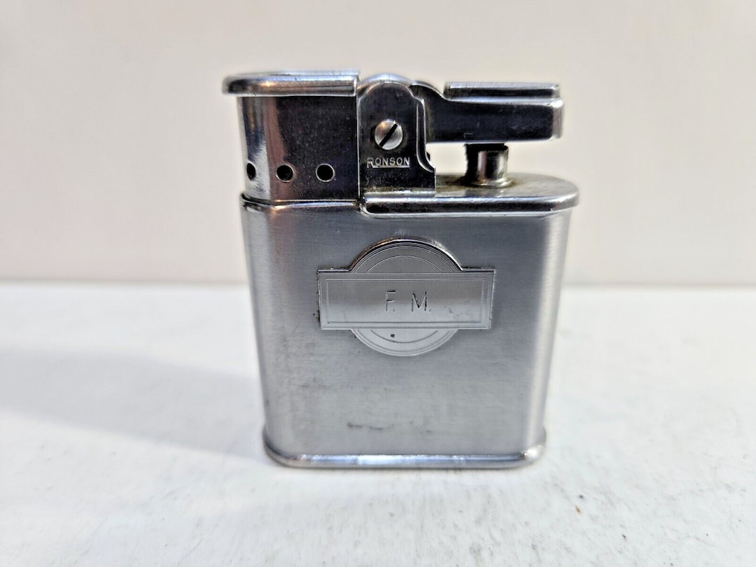 Vintage WORKING RONSON WHIRLWIND Silver Tone Lighter 7093/26 - Etsy