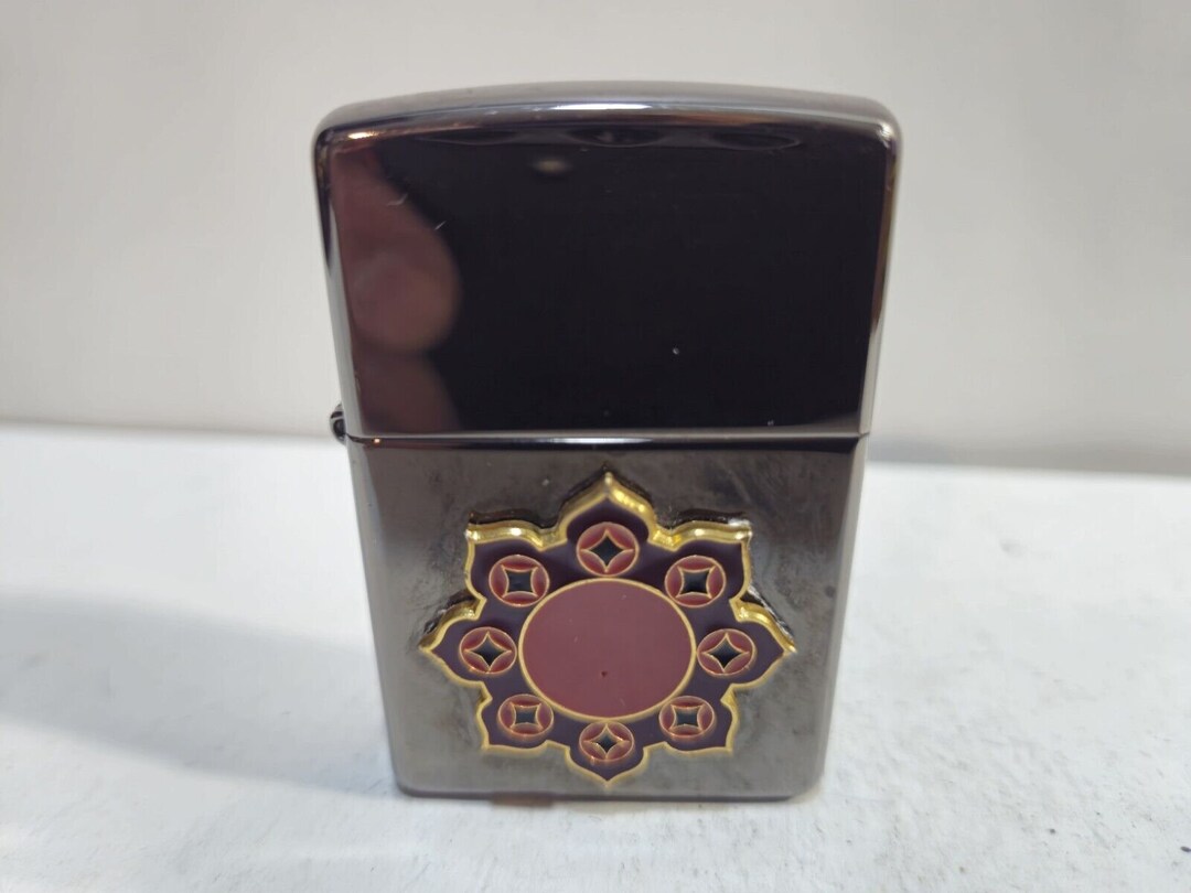 Vintage Working Camel Sunburst Midnight Chrome Zippo Lighter 7175/33 - Etsy