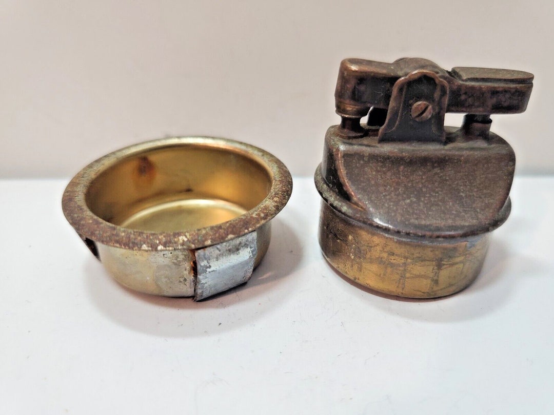 Vintage Working Brass Table Lighter INSERT Fits 30mm Round Base 6141/22 ...
