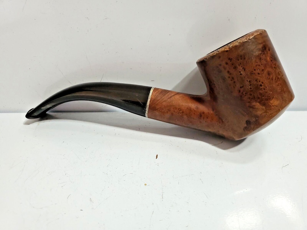 Vintage IMPORTED BRIAR PIPE Bent 5" Beautiful Classic 3415/5 - Etsy