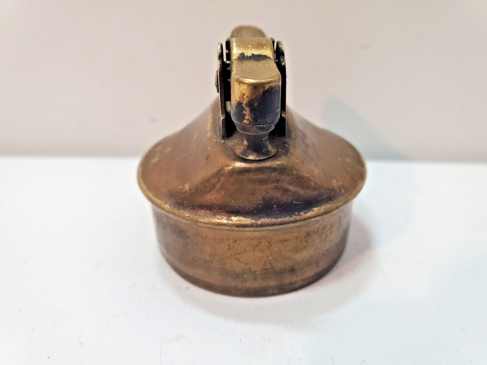 Vintage Working Brass Table Lighter INSERT Fits 1 1/2 Round Base 6129/ ...